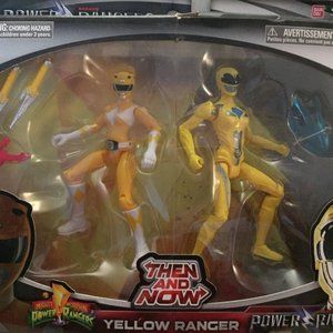 Power Ranger | Toys | New Power Rangers Then And Now Yellow Ranger Two ...
